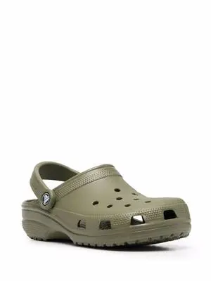 CROCS Classic Embossed Logo Clogs - Green