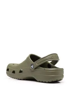 CROCS Classic Embossed Logo Clogs - Green
