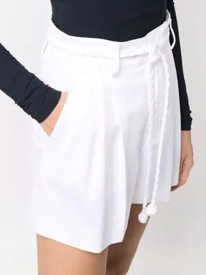 Red Valentino Rope Belted Tailored Shorts