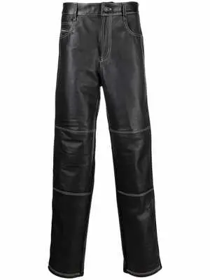 DIESEL® Straight-leg Biker Trousers