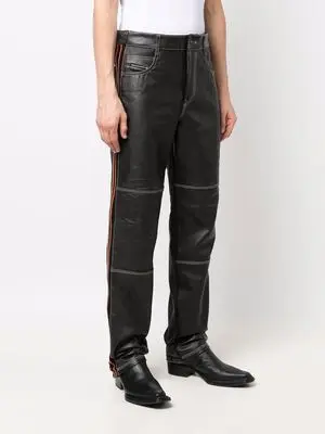 DIESEL® Straight-leg Biker Trousers