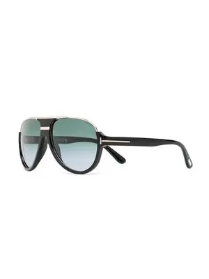 TOM FORD Pilot-frame Sunglasses - Black