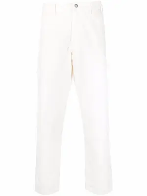 Dickies Rear Logo-patch Trousers - White