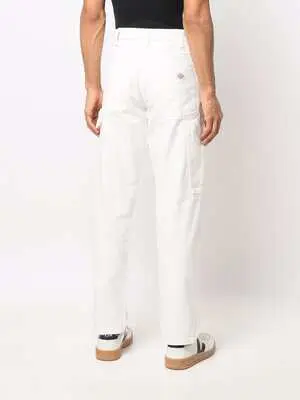 Dickies Rear Logo-patch Trousers - White