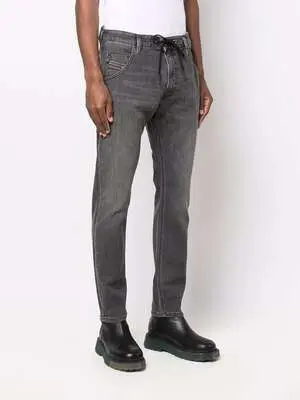 DIESEL® Drawstring-waist Tapered Jeans