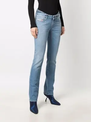 DIESEL® Straight-leg Low-rise Jeans