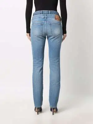 DIESEL® Straight-leg Low-rise Jeans