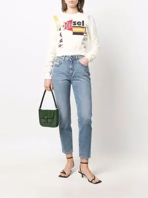 DIESEL® High-rise Slim-cut Jeans