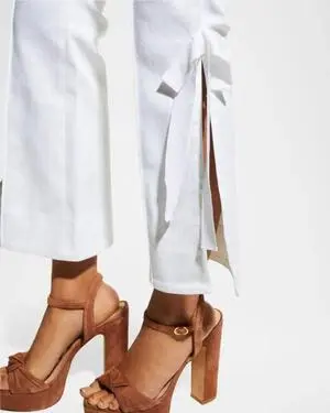 Cinq À Sept Lou Denim Pants - White