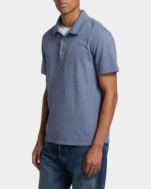 Vince Apos;s Garment-dyed Polo Shirt - Washed Haw