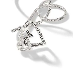 John Hardy Manah Pendant Necklace Diamonds