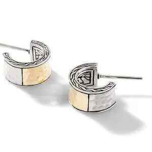 John Hardy Palu J Hoop Earrings
