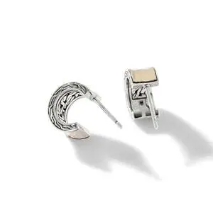 John Hardy Palu J Hoop Earrings