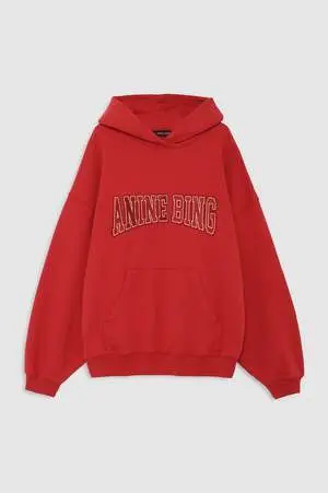 ANINE BING Harvey Sweatshirt - Tango Red
