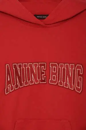 ANINE BING Harvey Sweatshirt - Tango Red
