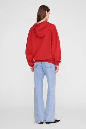 ANINE BING Harvey Sweatshirt - Tango Red