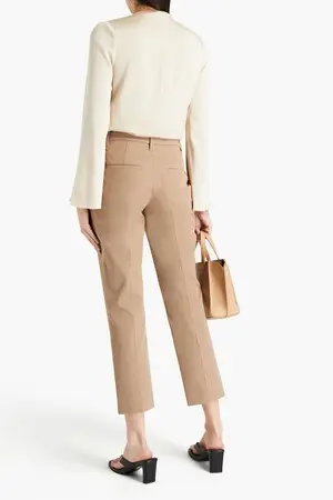 Brunello Cucinelli Stretchcotton Twill Slimleg Pants - Neutral