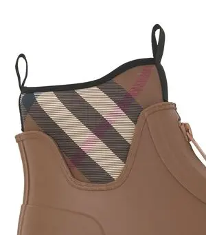 Burberry Check-panel Rain Boots