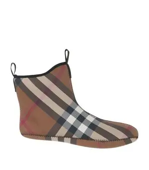 Burberry Check-panel Rain Boots