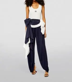 Loewe Silk Draped Belt
