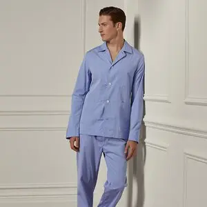 Ralph Lauren Cotton End-on-end Pajama Set - Blue