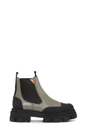 GANNI Cleated Low Chelsea Boot