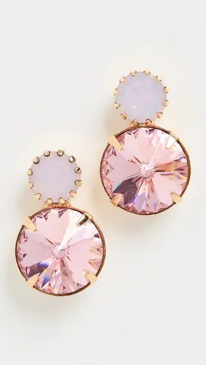 JENNIFER BEHR Myrla Earrings - Rose Opal