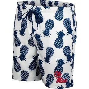 COLOSSEUM Ole Miss Rebels Pineapple Swim Shorts