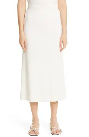 Vince Ribbed Midi Skirt