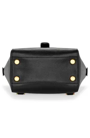Senreve Mini Maestra Leather Satchel - Noir