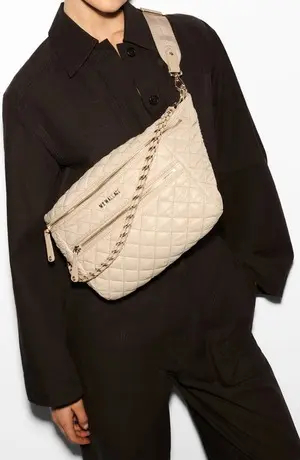 Mz Wallace Crossbody Belt Bag - Buff