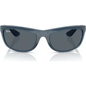 Ray-ban Oversized Rectangular Sunglasses - Dark Blue