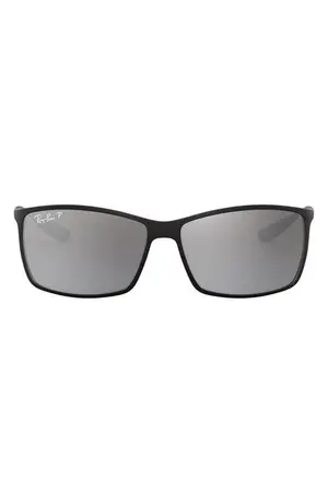 Ray-ban Ray-Ban Oversized Rectangular Sunglasses Matte Black