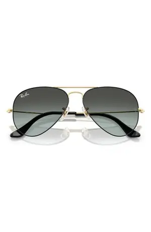 Ray-ban 58mm Gradient Aviator Sunglasses
