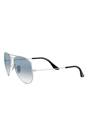 Ray-ban 58mm Gradient Aviator Sunglasses