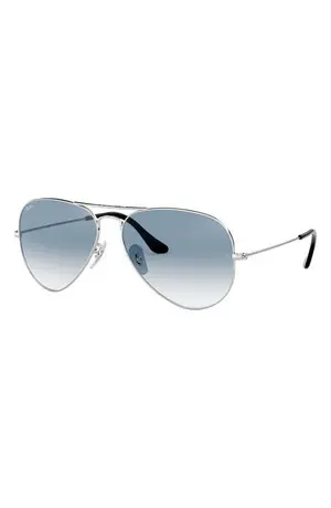 Ray-ban 58mm Gradient Aviator Sunglasses