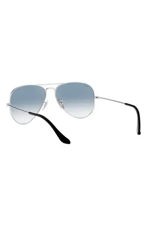 Ray-ban 58mm Gradient Aviator Sunglasses