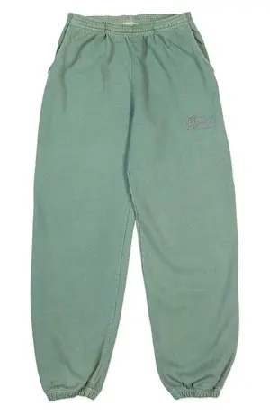 BRICKS & WOOD Bricks And Wood Men's Oversize Logo Sweatpants Sage