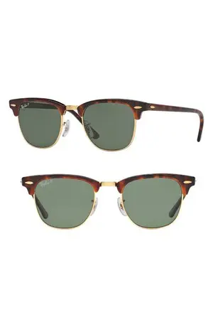 Ray-ban Classic Clubmaster Sunglasses - Red Havana