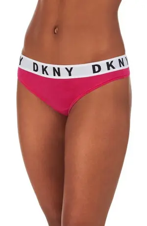 Dkny Cozy Boyfriend Thong Raspberry