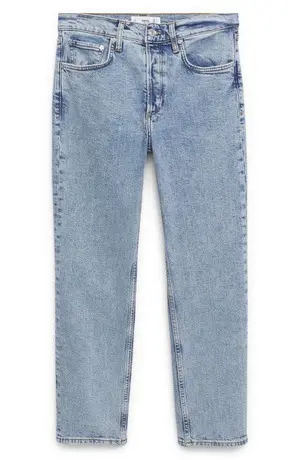 Mango Committed Collection Ankle Straight Leg Jeans
