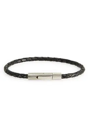 JONAS STUDIO Braided Leather Bracelet - Black