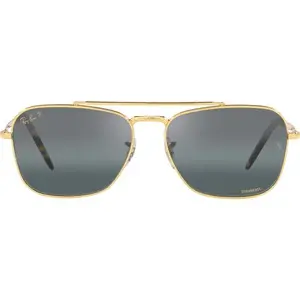 Ray-ban Ray-Ban Wayfarer Square Sunglasses Blue Gold