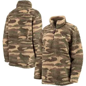 G-III SPORTS BY CARL BANKS Washington Capitals Sherpa Quarter-zip Jacket - Camo