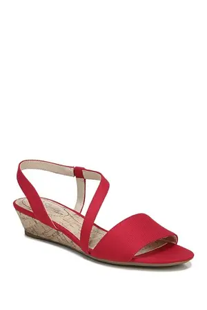 LIFESTRIDE Yasmine Wedge Sandal Red