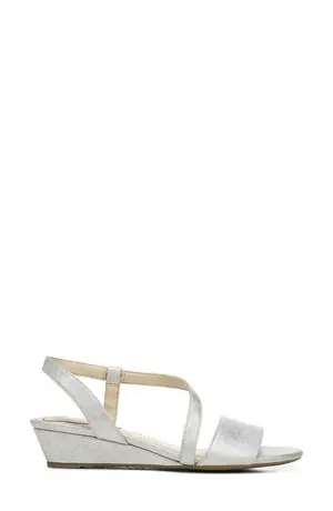 LIFESTRIDE Yasmine Wedge Sandal - Silver