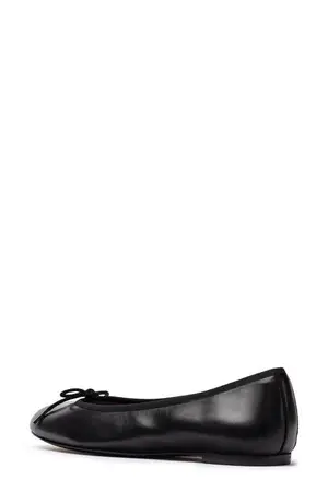 JON JOSEF Barcelona Ballet Flat - Black Leather
