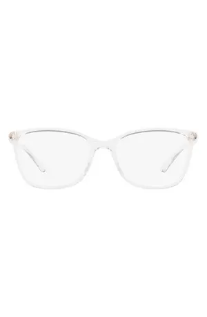 Dolce & Gabbana 54mm Rectangular Eyeglasses - Clear