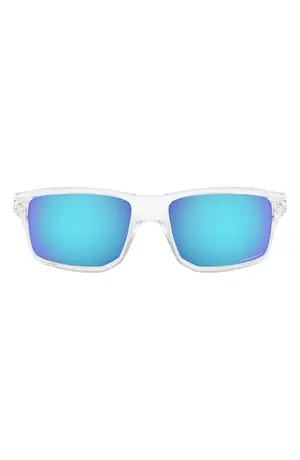 Oakley Oakley Gibston Prizm™ Wrap Sunglasses Clear