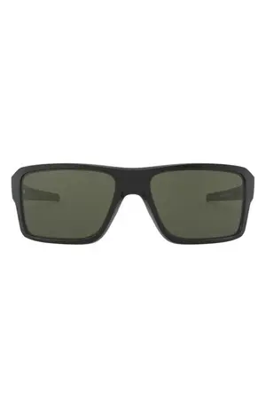 Oakley Double Edge Rectangular Sunglasses - Black